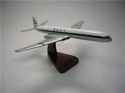 BOAC Comet De Havilland Airplane Mahogany Wood Model Large New | eBay