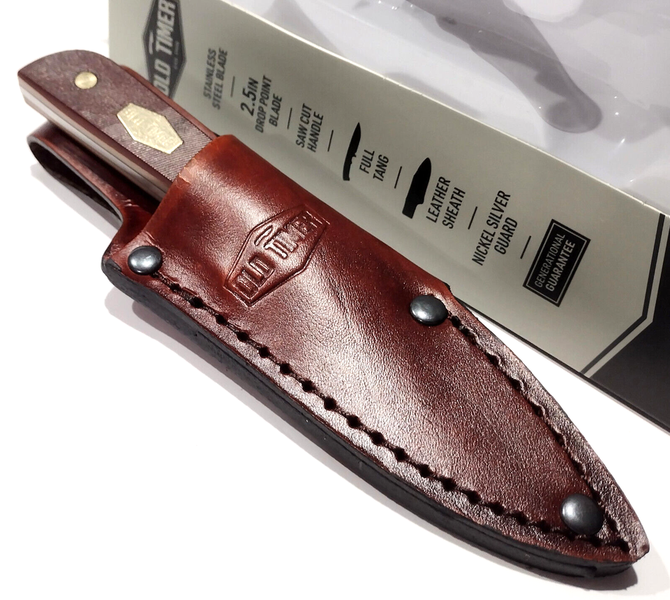 Schrade Old Timer Lil Sharp Finger Drop Point Blade Delrin Handles ...