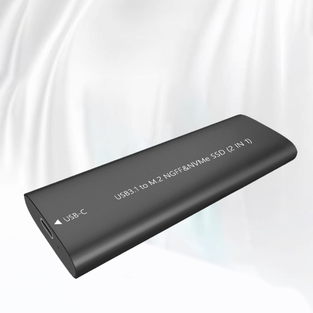 M.2 NGFF/MVMe SSD To USB 3.1 External SSD Case M.2 Key SSD Box (AC ...