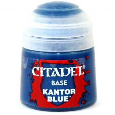 Games Workshop Warhammer - Citadel Colour paint BASE : Kantor Blue 12ml ...