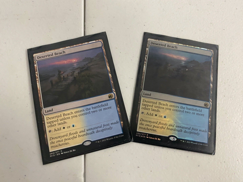 Deserted Beach Foil (260) Innistrad: Midnight Hunt MID MTG Magic + 1 ...