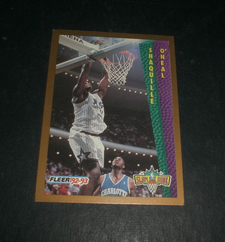 1992-93 Fleer - Slam Dunk #298 Shaquille O'Neal (RC) for sale online | eBay