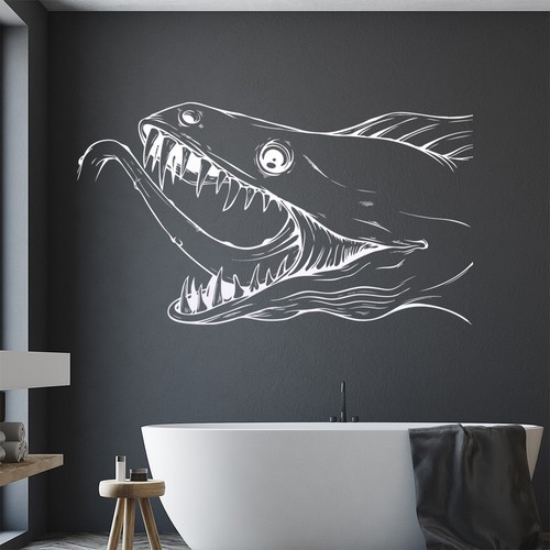 Autocollant Mural Pug Mops Pour Le Salon 1449 | eBay