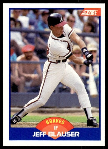 1989 Score Baseball Card Jeff Blauser Atlanta Braves #589 | eBay