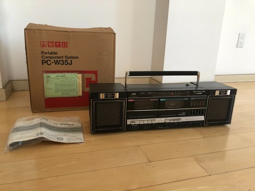 JVC PC-W35J(BK) PORTABLE COMPONENT SYSTEM | eBay
