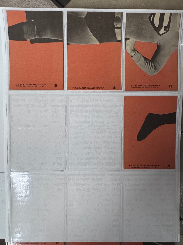 1966 Topps Adventures of Superman Complete Card Set w/Original Wrapper ...