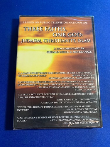 Three Faiths one God (DVD) Judaism,Christianity,Islam.………….BRAND NEW ...
