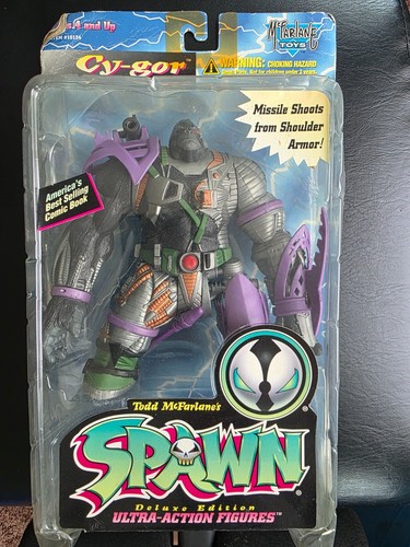 1996 Mcfarlane Toys Spawn Series 4 Cy-Gor Variant 7" Scale Figure New Sealed 787926101348| eBay