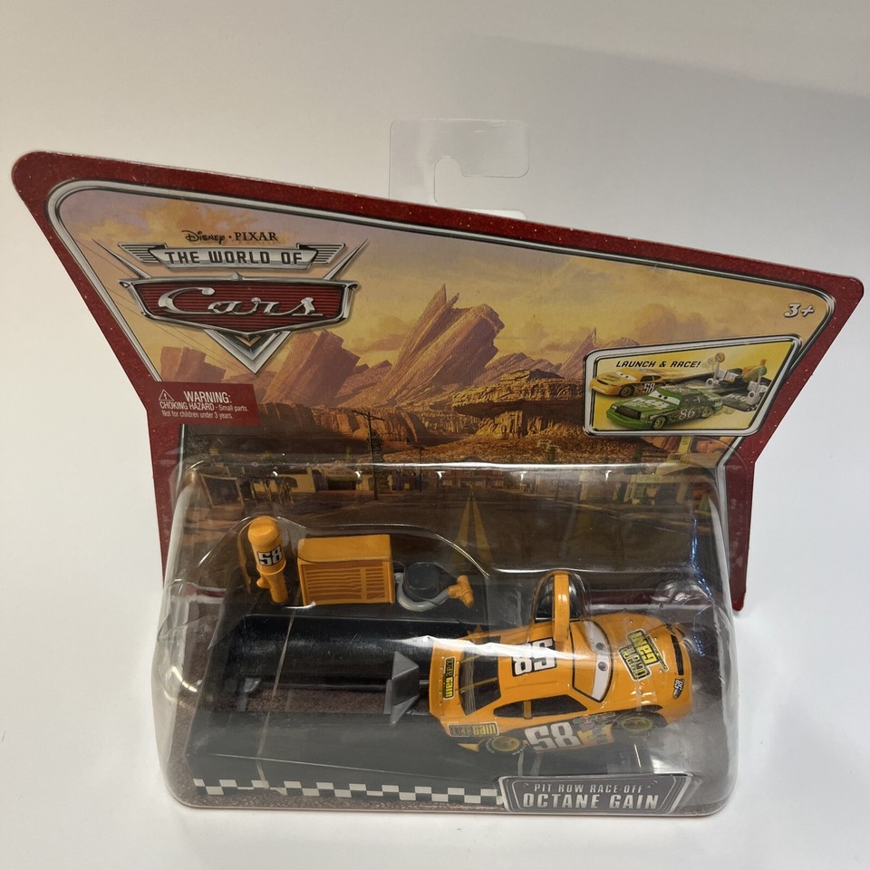 Disney Pixar Cars World of Cars Pit Row Race Off Launch & Race Octane ...