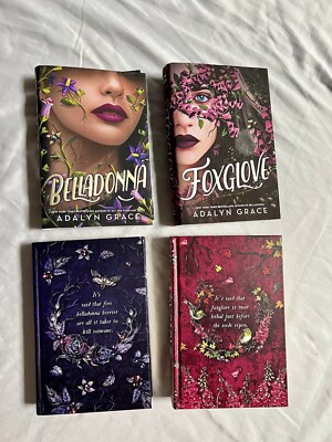 Bundle of 2 BELLADONNA & FOXGLOVE Adalyn Grace Barnes and Noble Hidden ...