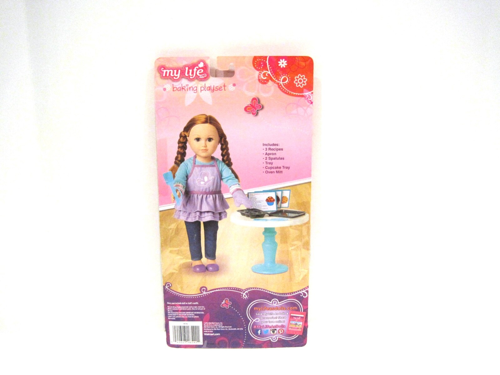 My Life 18 Inch Doll Baking Play set Apron Recipe Glove Accessories ...