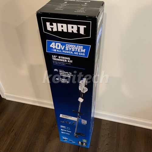 HART Cordless -40 V Attachment Capable 15-inch String Trimmer for sale ...