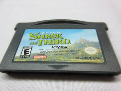 Shrek The Third Nintendo Game Boy Advance Cart Only USA Fully Tested ...