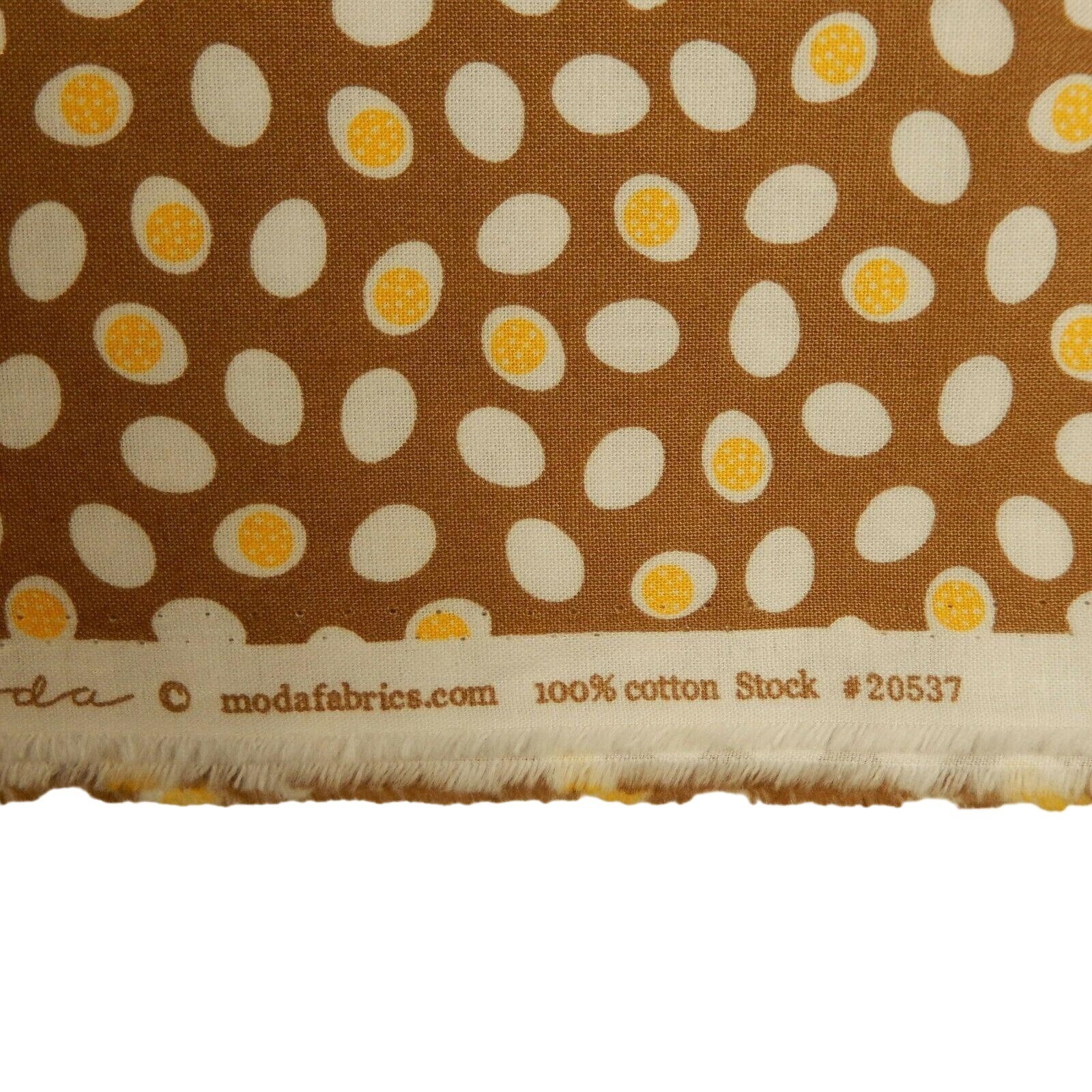 Moda Farm Fun Chocolate Egg Toss by Stacy Iest Hsu 20537 One Yard | eBay