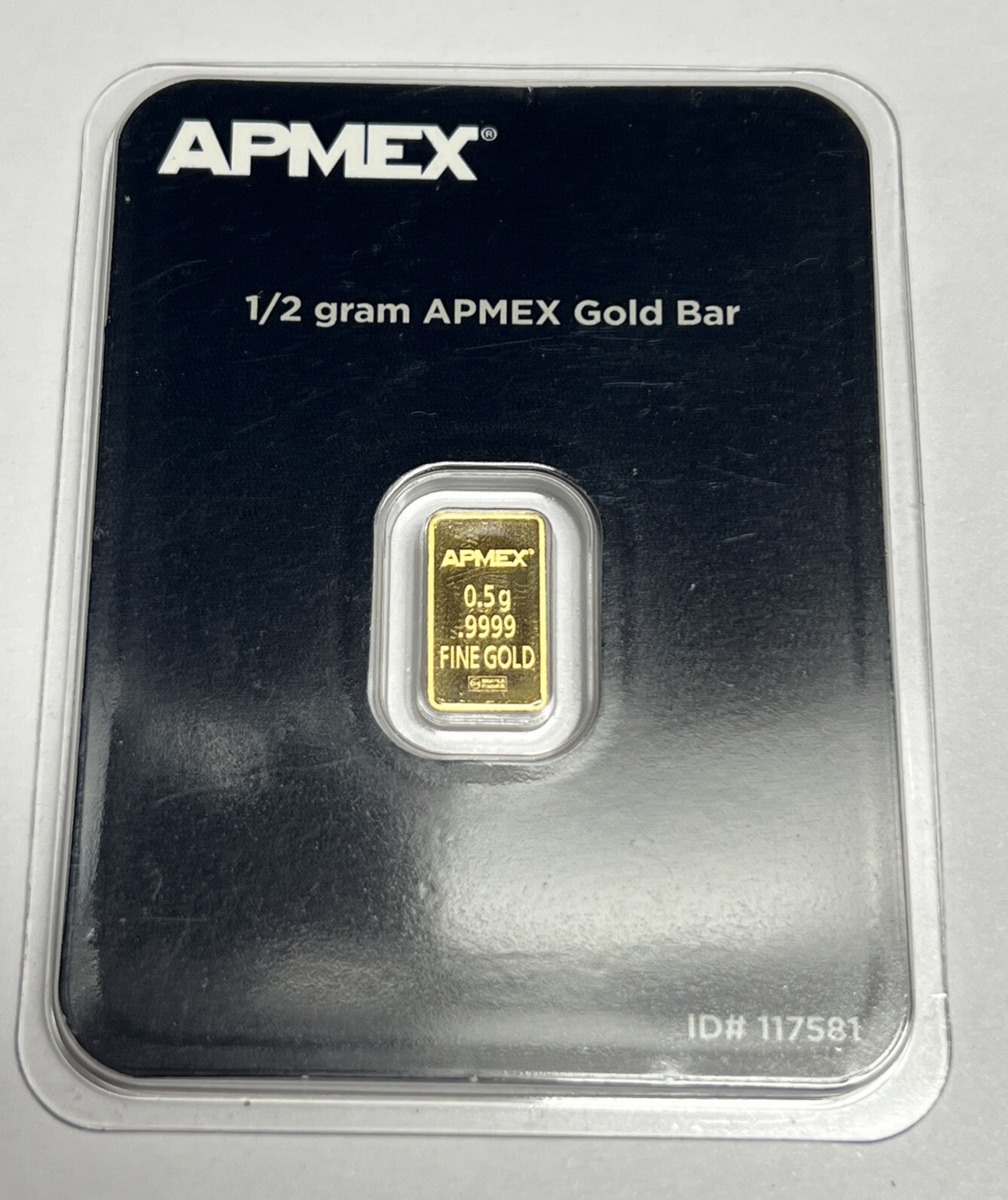 Sealed 1/2 gram APMEX .9999 Fine Gold Bar bullion 0.5 g | eBay