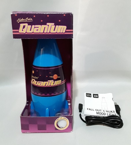 Fallout Nuka Cola Quantum LED Light Bottle COMPLETE w. Manual & USB ...