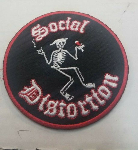 SOCIAL DISTORTION PATCH NEW VINTAGE OOP COLLECTIBLE OFFICIAL LISENCED ...