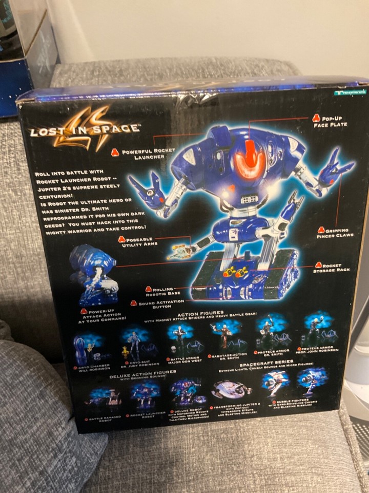 Lost in Space ROCKET LAUNCHER ROBOT NIB vtg 1997 w/sound | eBay