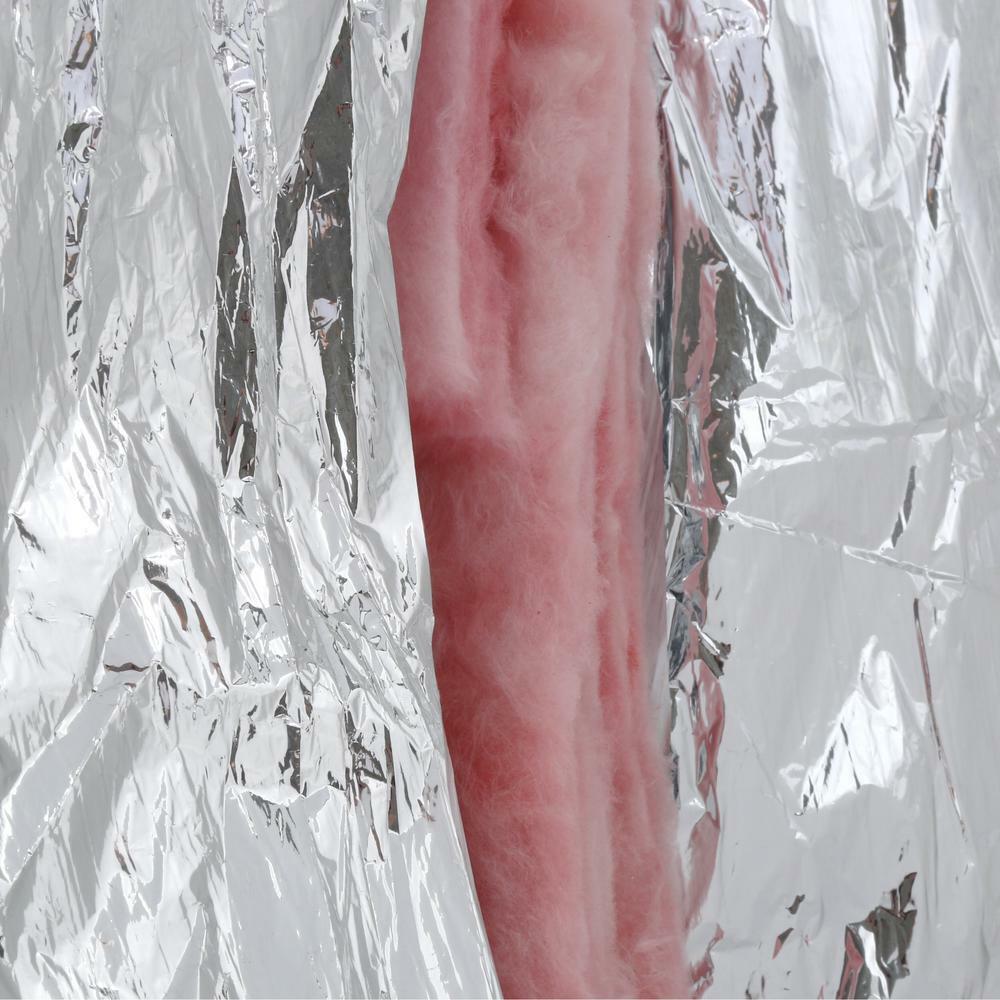 Master Flow R-6 Ductwork Insulation Sleeve Fiberglass Duct Pipe HVAC 6 ...