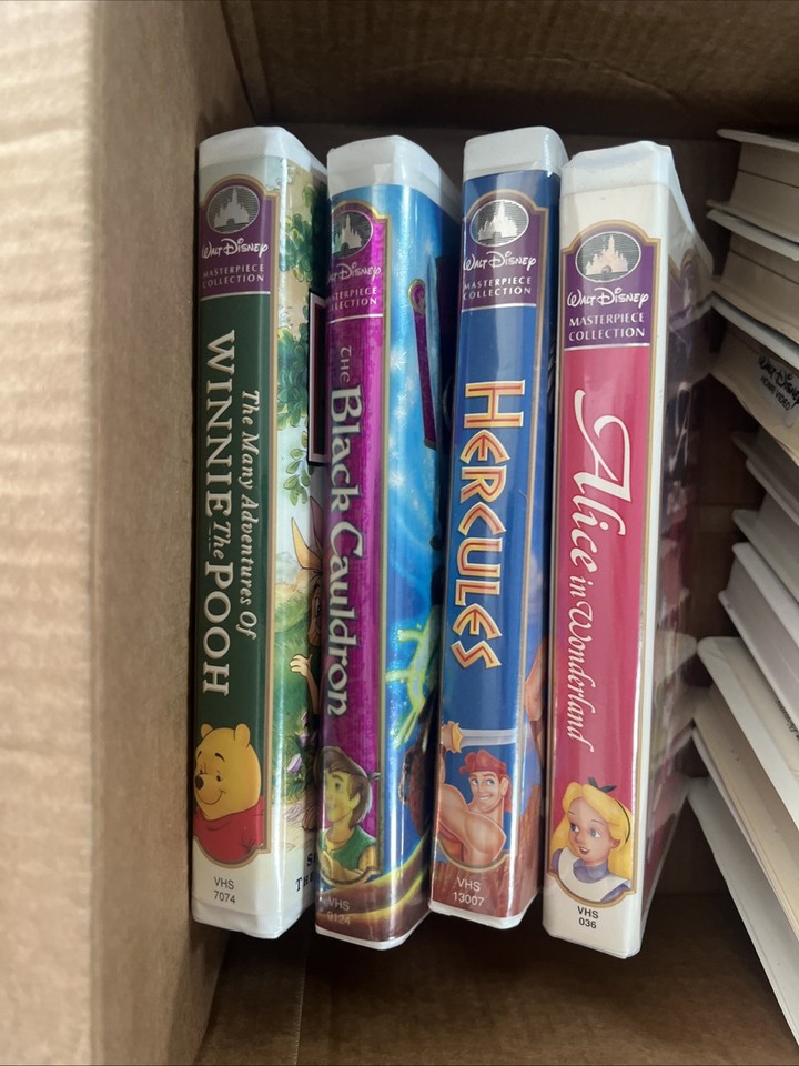 Lot of Disney VHS Tapes-Includes Masterpiece collection and other ...