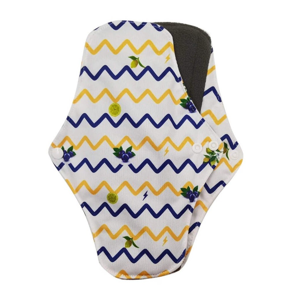 [LECY ECO LIFE]Reusable cloth menstrual pads bamboo charcoal fleece ...