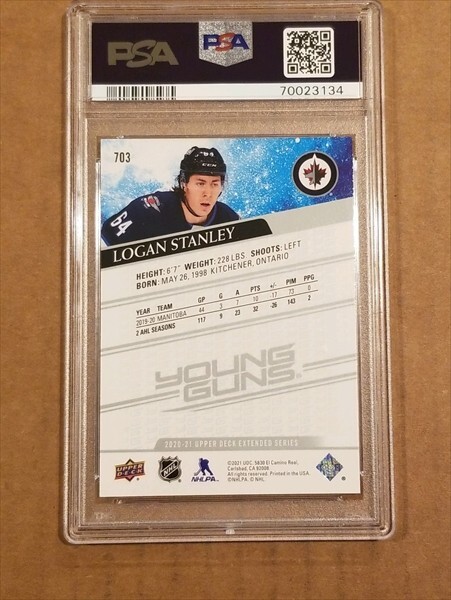 2020 Upper Deck Logan Stanley Young Guns #703 PSA 9 | eBay