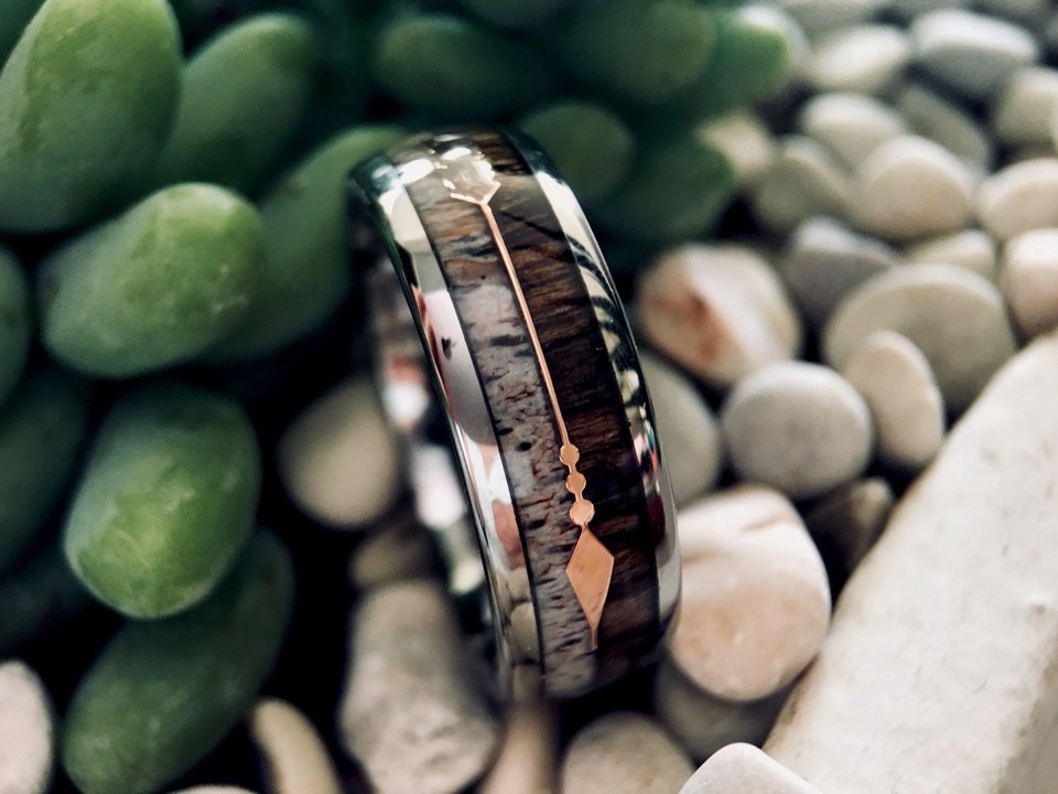 Wave Ring, Ocean Wave Pattern Engraved Tungsten Carbide Ring, Mens and ...