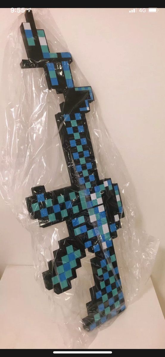 Diamond Axe Minecraft Toy