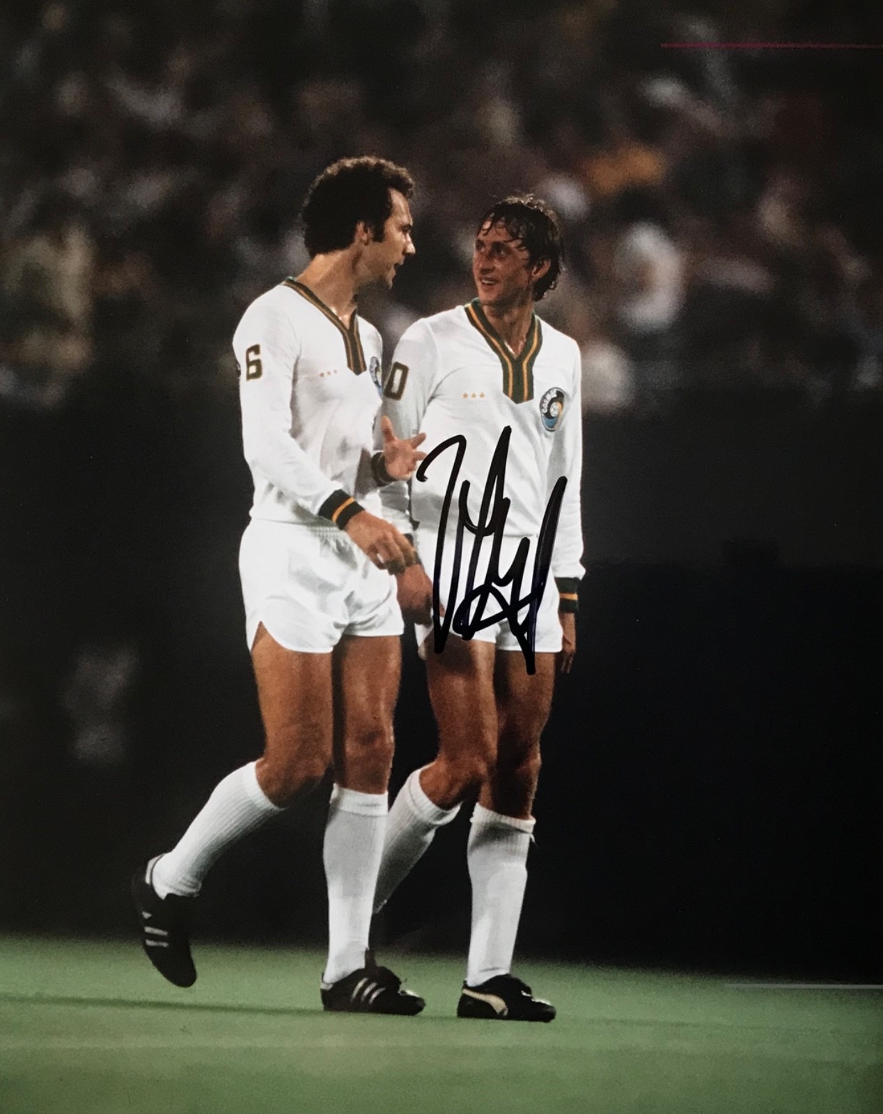 Johan Cruyff signed New York Cosmos 10x8 Image B photo UACC AFTAL ...