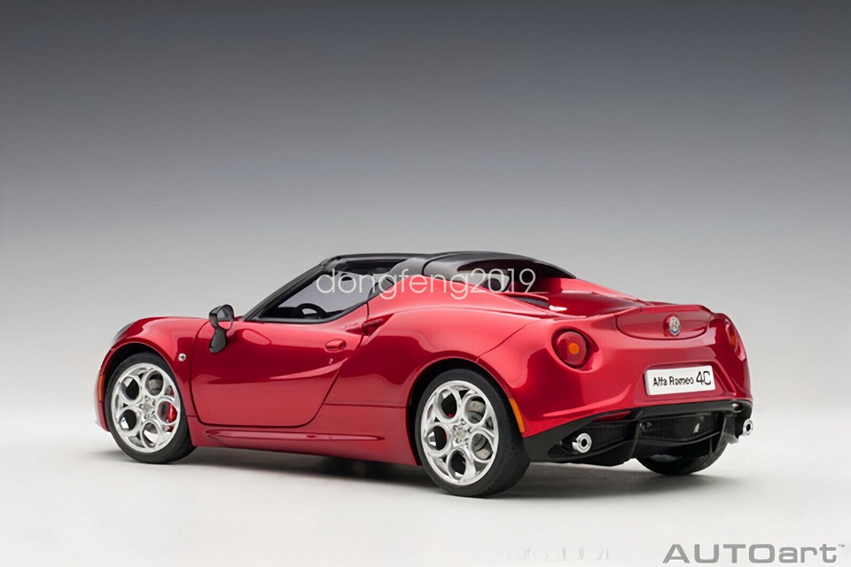 AUTOart 1/18 Alfa Romeo 4C Red Diecast Car Model Toy Gift | eBay