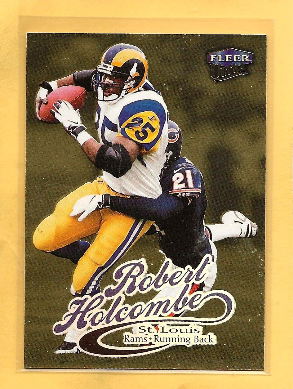 ROBERT HOLCOMBE - 1999 Fleer Ultra "Gold Medallion" - #137G - Rams | eBay