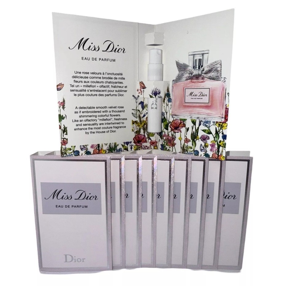 Miss Dior Eau de Parfum Vial-sample 10 PCS Spray for Women 1ml/0.03 Oz ...
