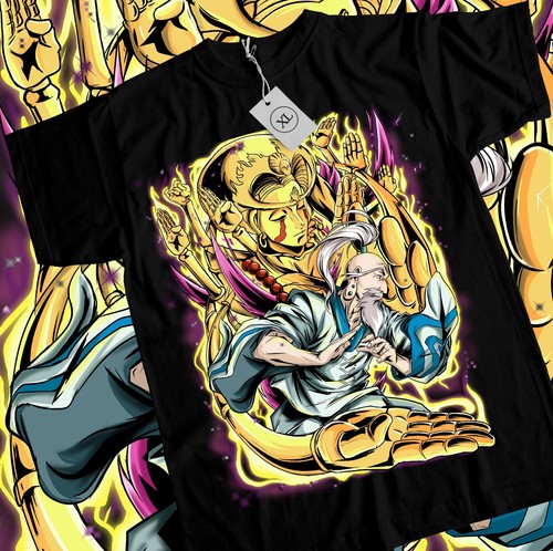 Isaac Netero T-Shirt Hunter x Hunter Manga Strip Anime Japanese Shirt ...