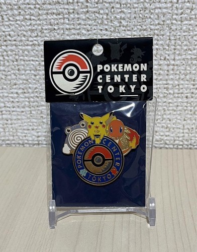 Pokemon Center Tokyo First Generation Logo Pins Badge Opening ...