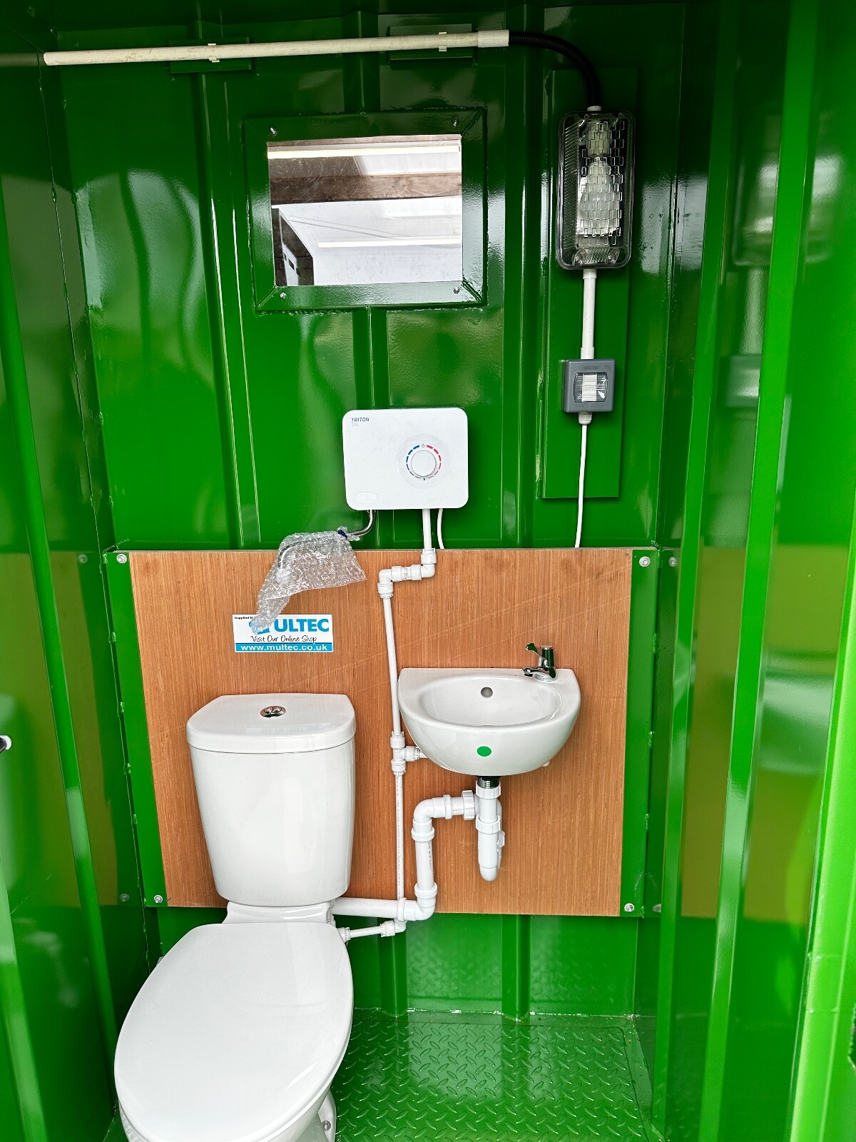 MULTEC Portable DOUBLE Toilet Block Unit, Site Cabin - Single Unit | eBay UK