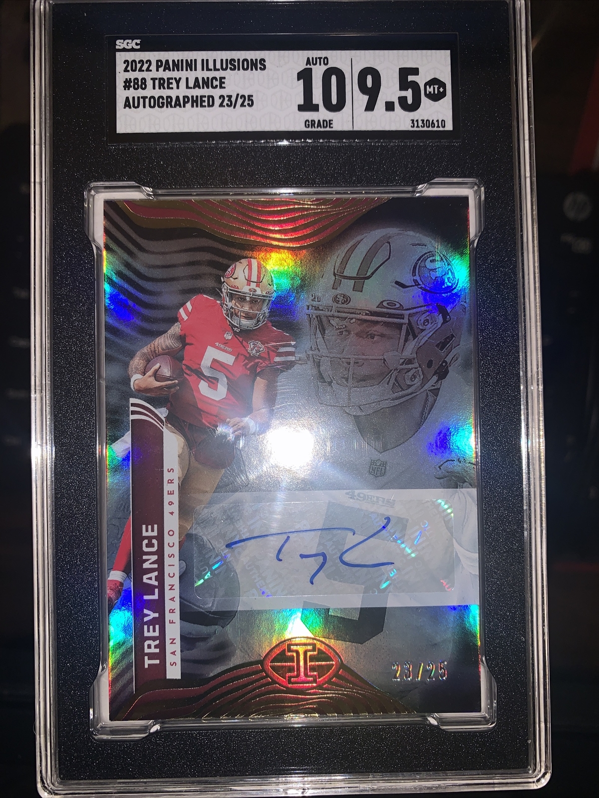 2022 Illusions Football - Trey Lance Autograph /25 #88 SGC 10/9.5 | eBay