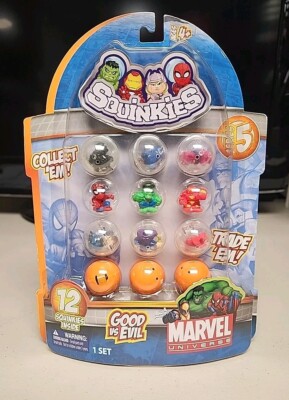 Squinkies Marvel Series 5 Good Vs Evil 12 Pack Figures 2011 Blip Toys ...