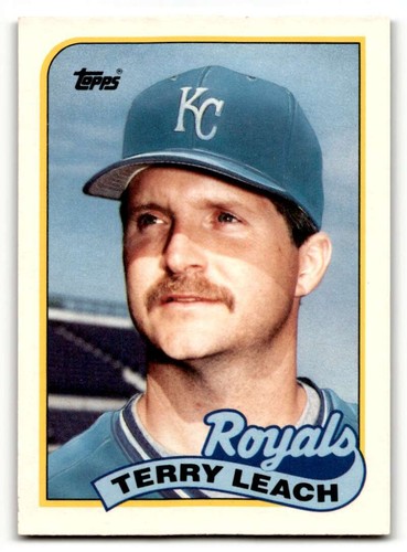 1989 Topps Traded #69T Terry Leach Kansas City Royals Baseball Cards ID ...