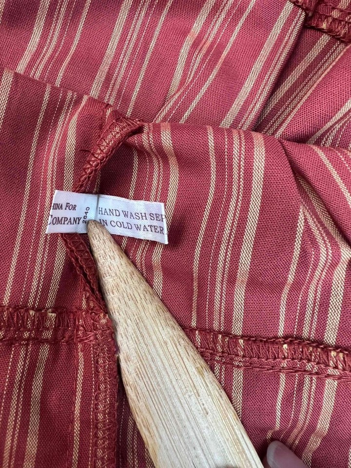 American Girl Addy Striped School & Summer Dress Lot Pleasant Company ...