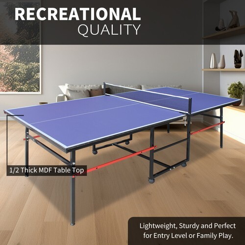 Professional 8FT Foldable Ping Pong Table for Indoor & Outdoor Use ...