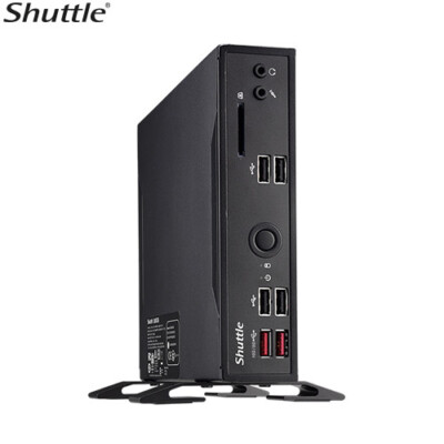 Shuttle DS20U Slim Mini PC 1L Barebone - Intel Celeron 5205U, Fan-less ...