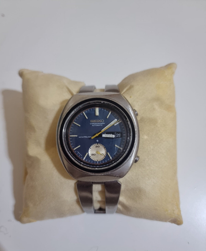 Seiko 6139 8002 Resist Vintage Blue Rally Original 1971 Mens Preserved ...