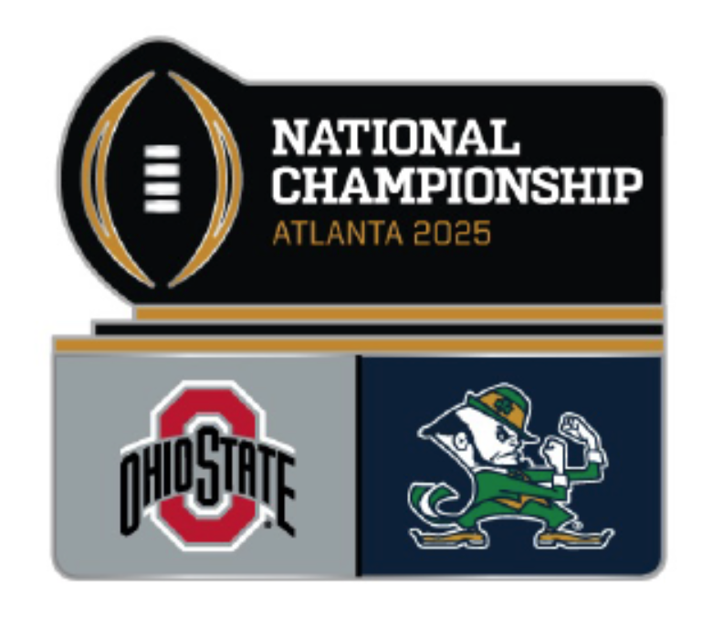 2024-2025 National Championship Ohio State Notre Dame CFP Aminco V2 ...