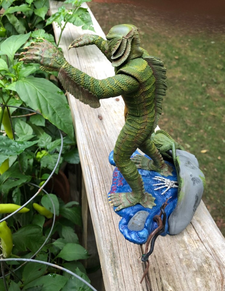 Vtg Monogram Aurora CREATURE FROM THE BLACK LAGOON MODEL Professionally ...