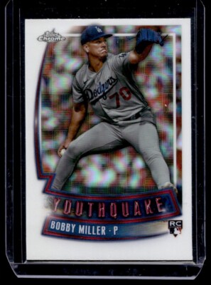 2023 Topps Chrome Youthquake Bobby Miller Rookie #YQ-100 | eBay