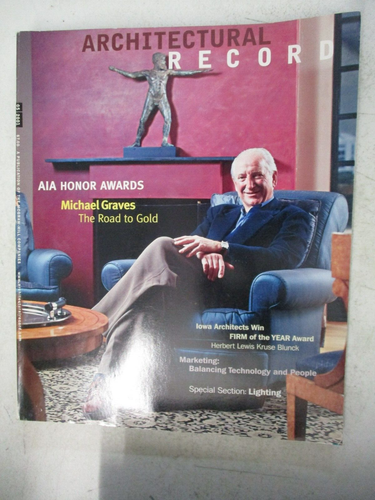 ARCHITECTURAL RECORD MAGAZINE MAY 2001 MICHAEL GRAVES EAST BAY BART ...