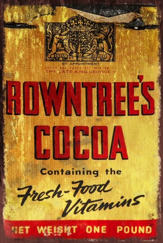 Rowntree's Cocoa Drink Advert Vintage Style Retro Metal Sign, Cafe ...