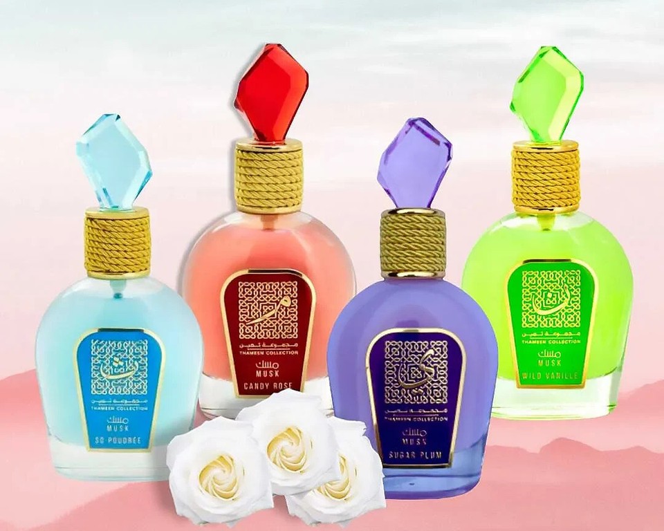 Thameen Collection Poudree Vanilla Musk Candy Rose 100ml EDP by Lattafa ...