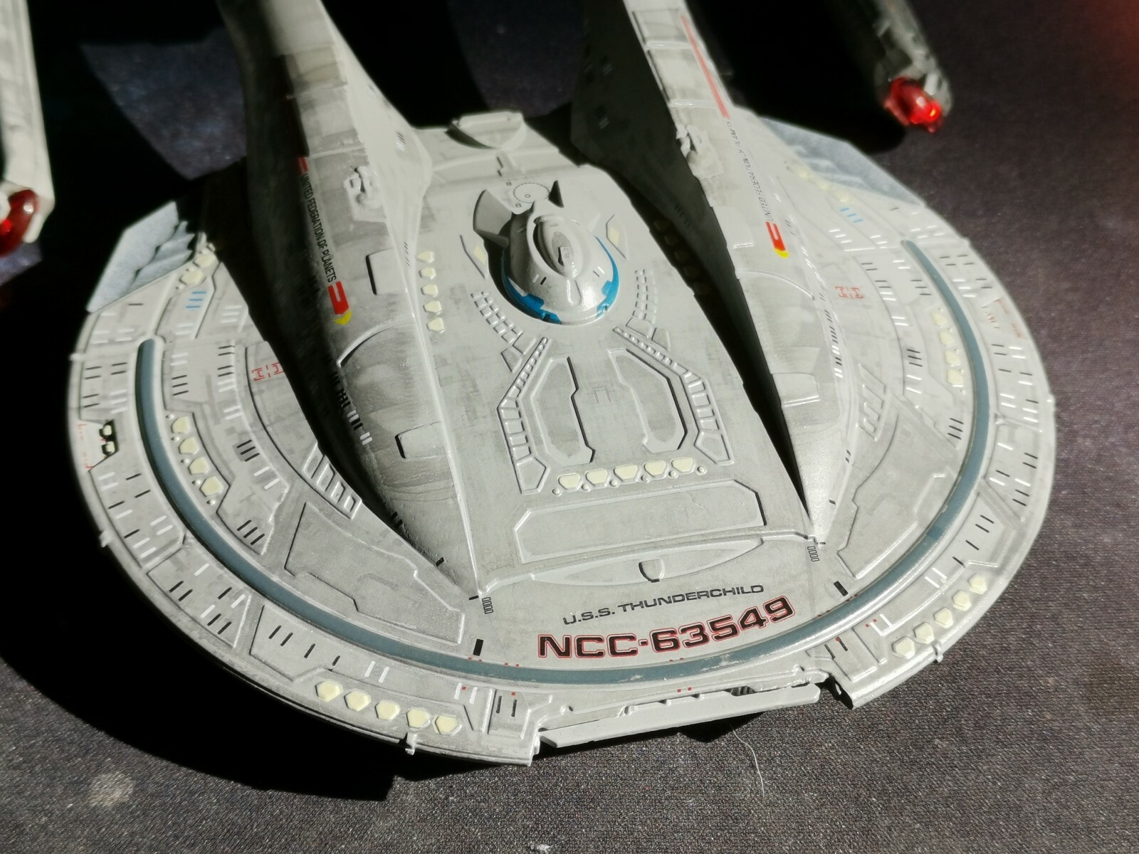 NO MODEL - XL USS THUNDERCHILD AKIRA CLASS REGISTRY DECAL - EAGLEMOSS ...