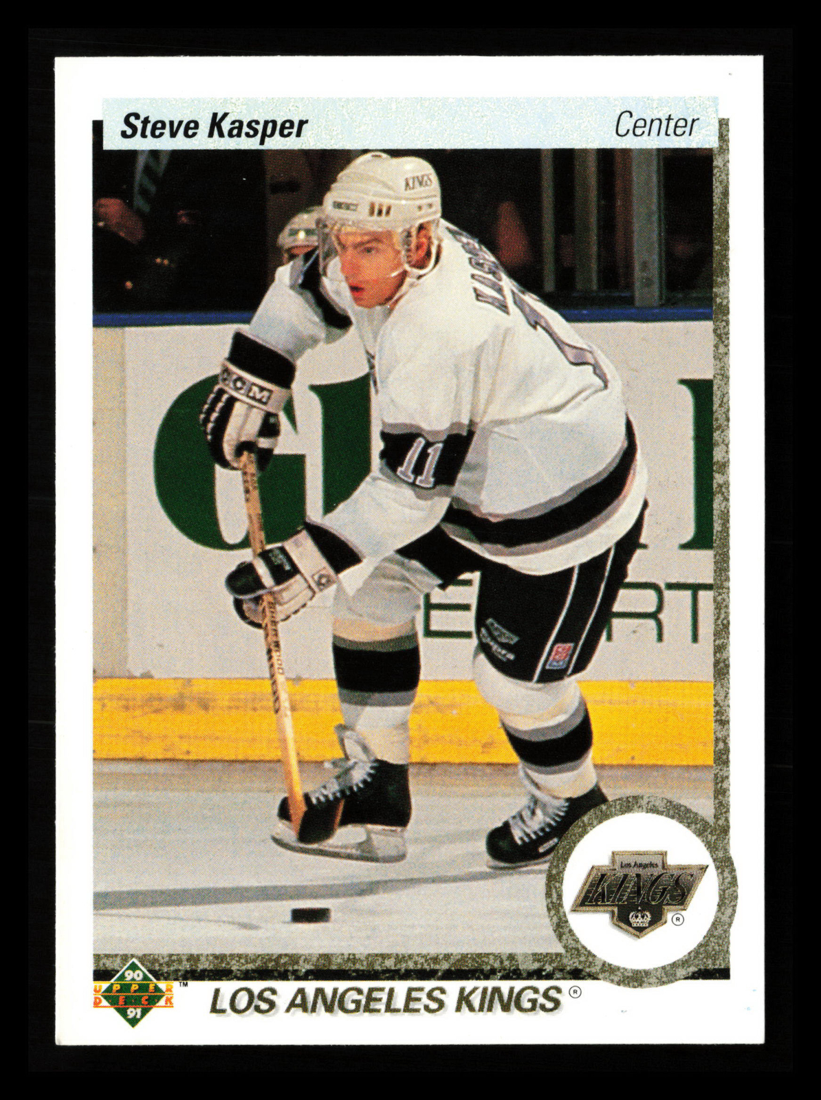 Steve Kasper 1990-91 Upper Deck Hockey NHL #140b Los Angeles Kings | eBay